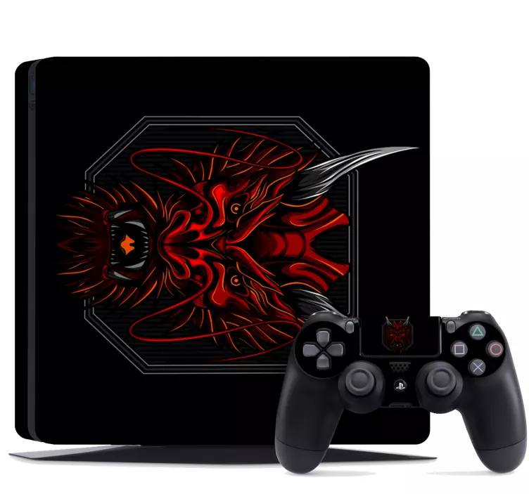 Ps4 skin fierce dragon face