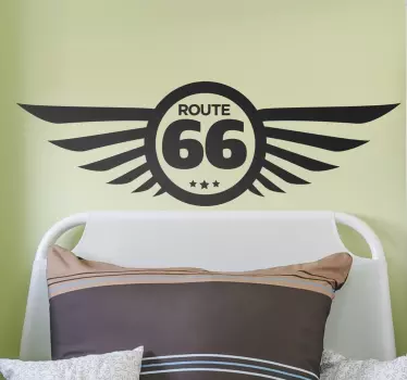 Route 66 stickers - TenStickers